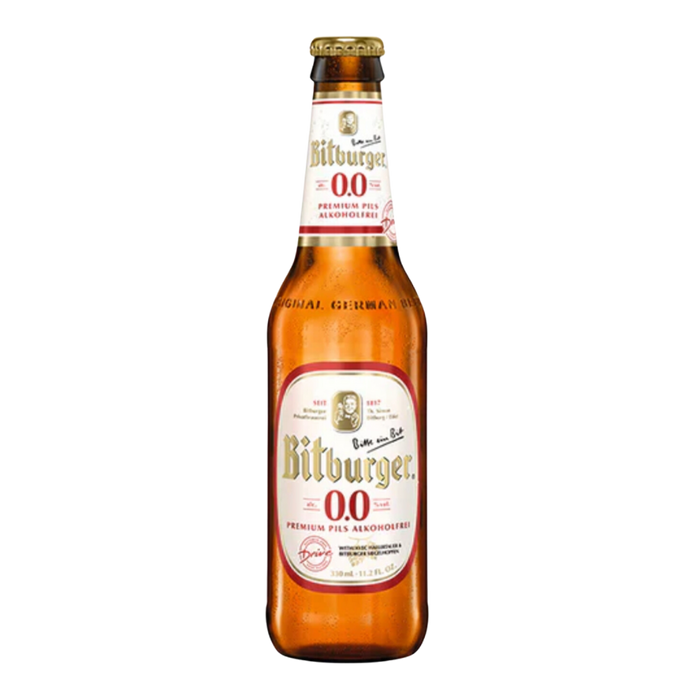 Bitburger Drive 0.0% Bottles - Alcohol Free German Lager