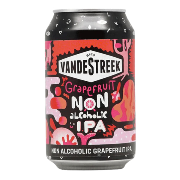 vandeStreek Grapefruit IPA – Non Alcoholic Beer - Best Before: 12/25