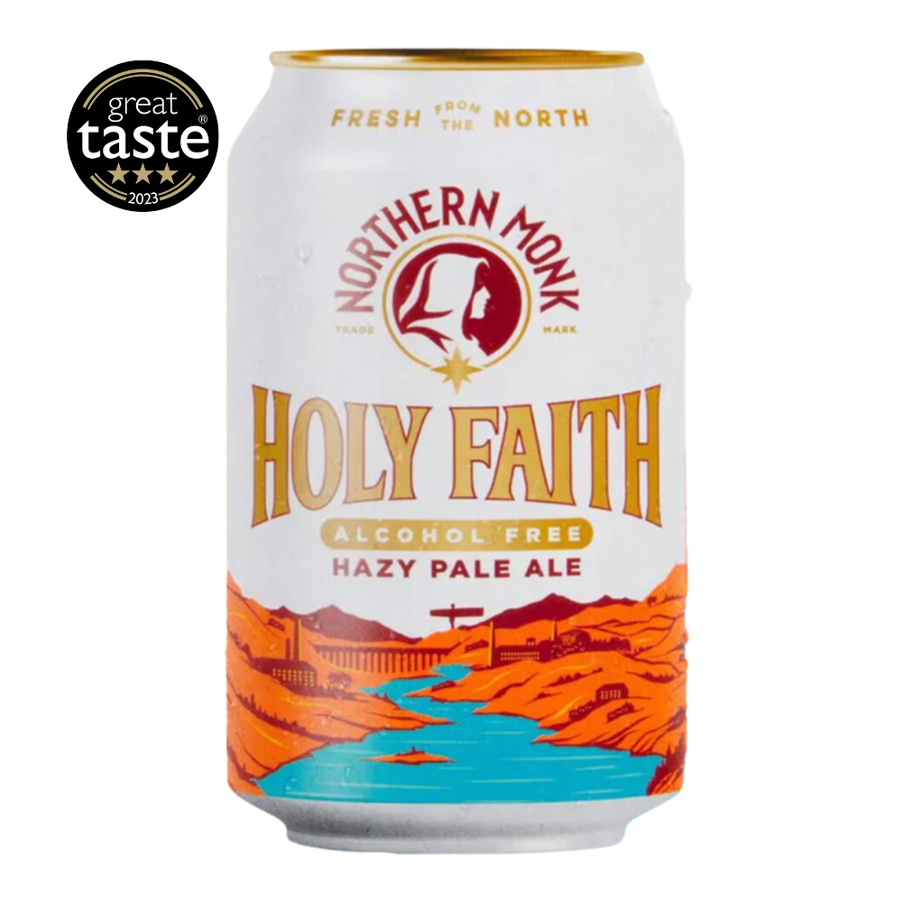 Northern Monk Holy Faith 0.5% - Hazy Non Alcoholic Pale Ale